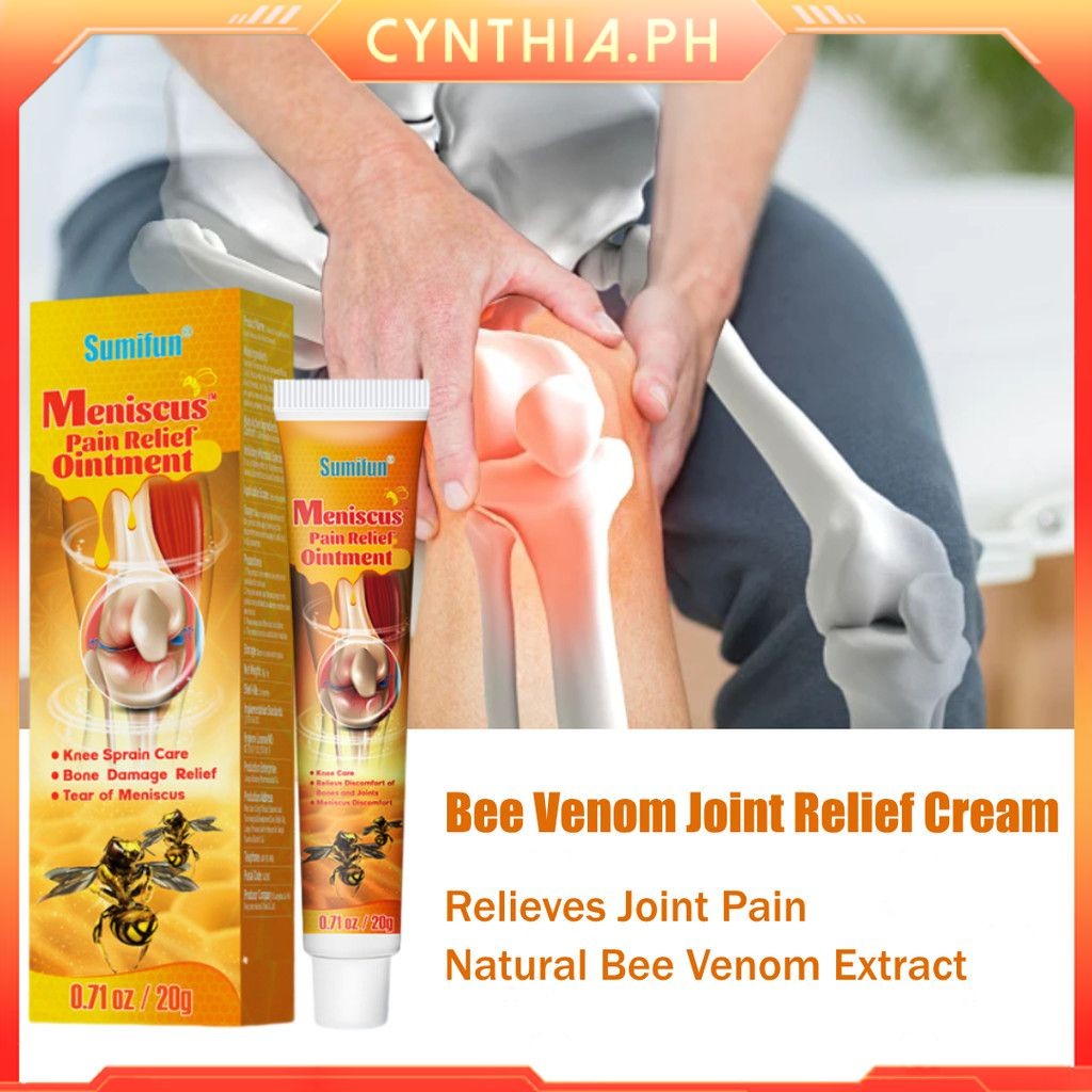 Bee Venom Joint Relief Cream Meniscus Pain Relief Ointment Sumifun Natural Bee Venom Extract ...