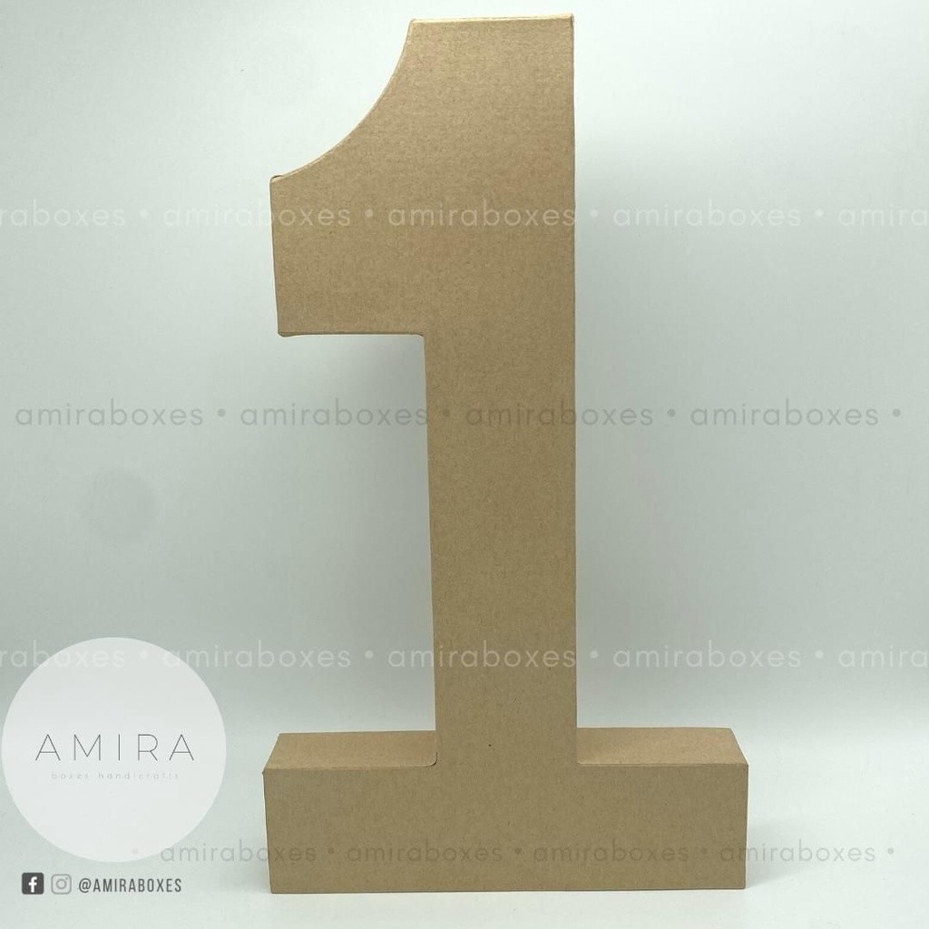 Number Standee - 16inches (0-9) Kraft Brown | Shopee Philippines