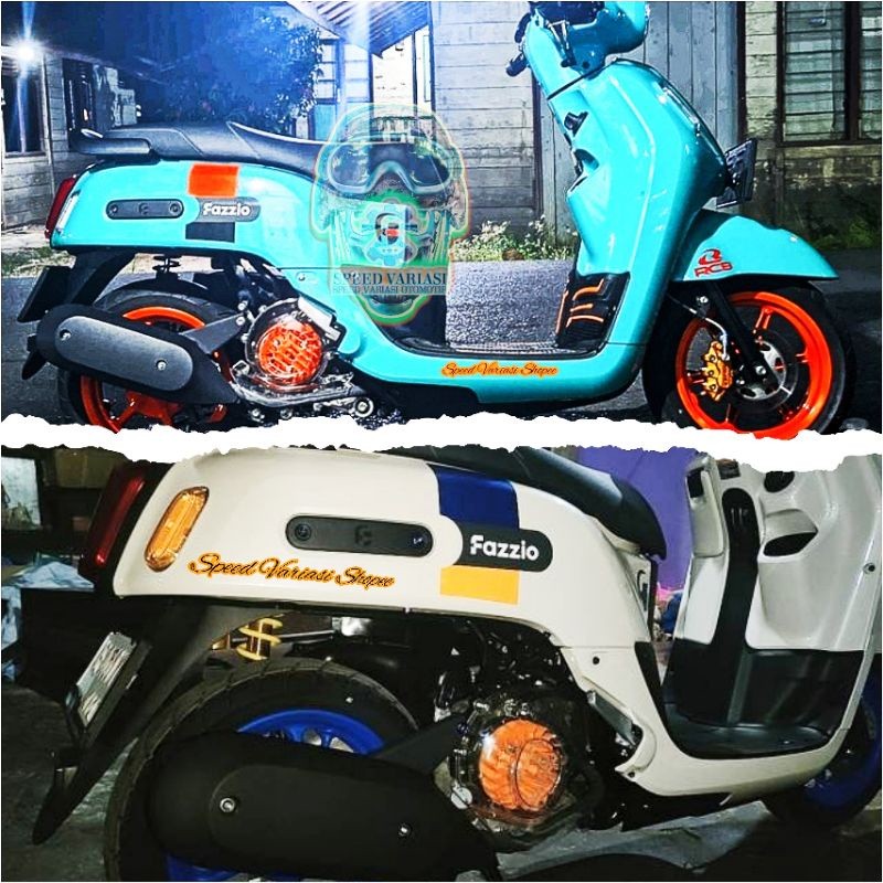 Transparent fan cover + yamaha fazzio fan yamaha fazzio fan cover Set ...