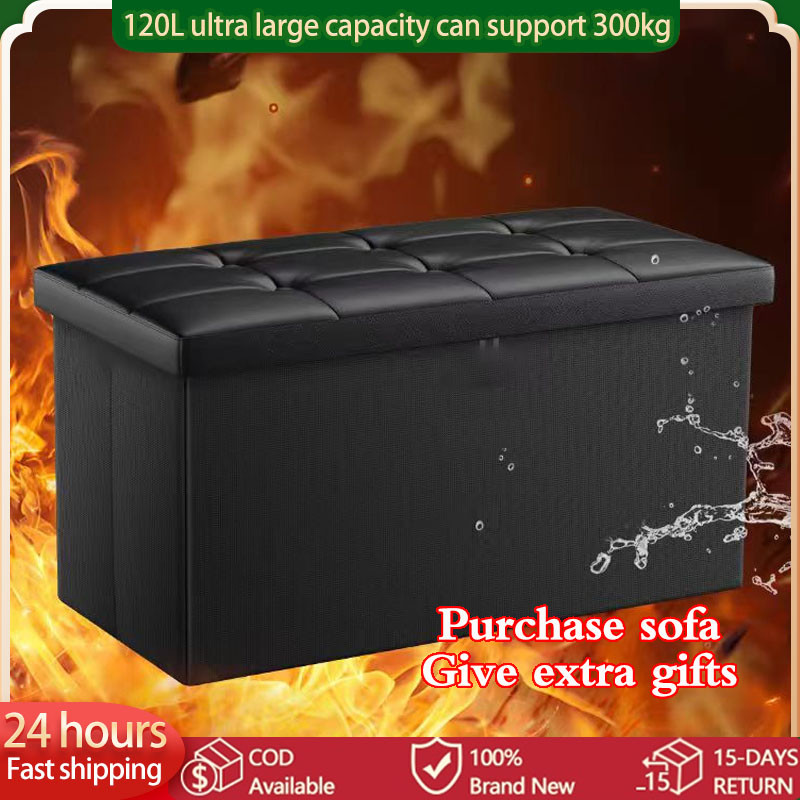 Multfunctional Foldable storage stool adult sofa folding storage chair ...