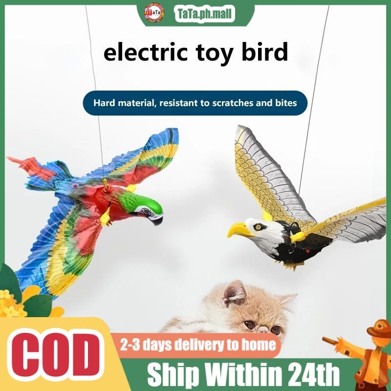 Hanging electric flying Eagle bird toys Garden Decoration Portable fake ...
