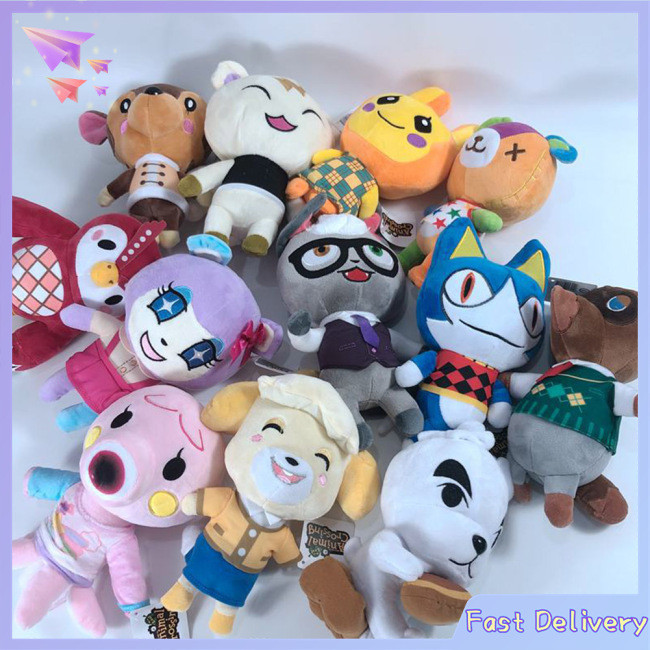 Animal Crossing Plush Doll Cartoon Shape Stuffed Toy for Kids Adults ...