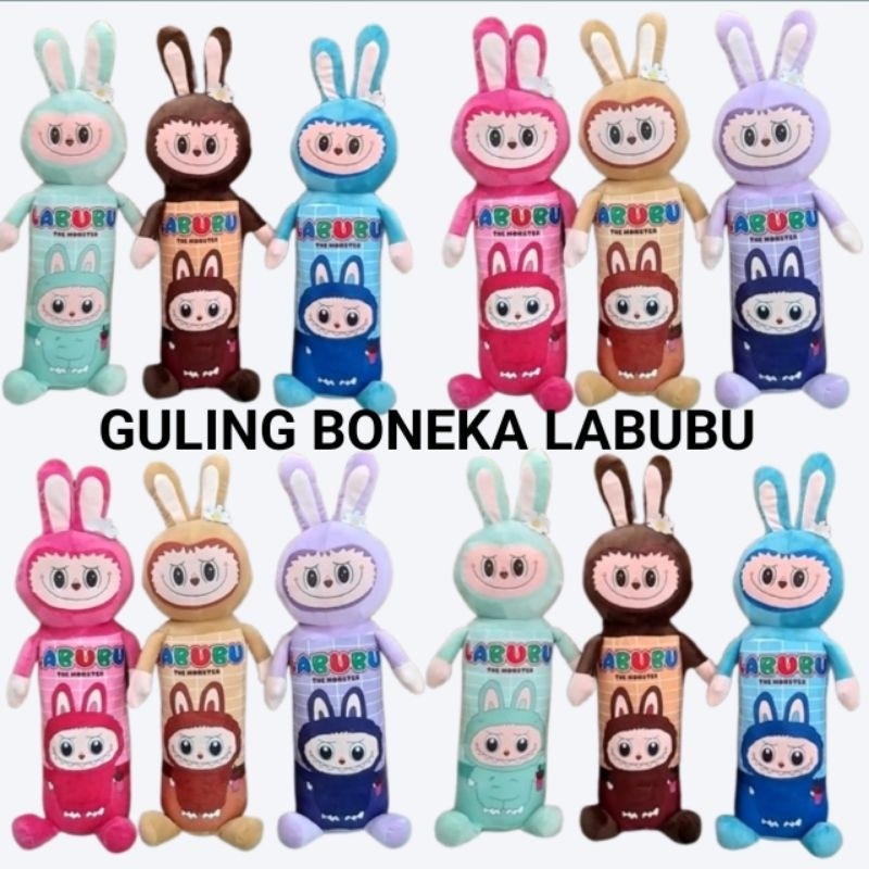 Guling Doll Viral Now Labubu The Monster Exciting Macaron Plush Soft ...