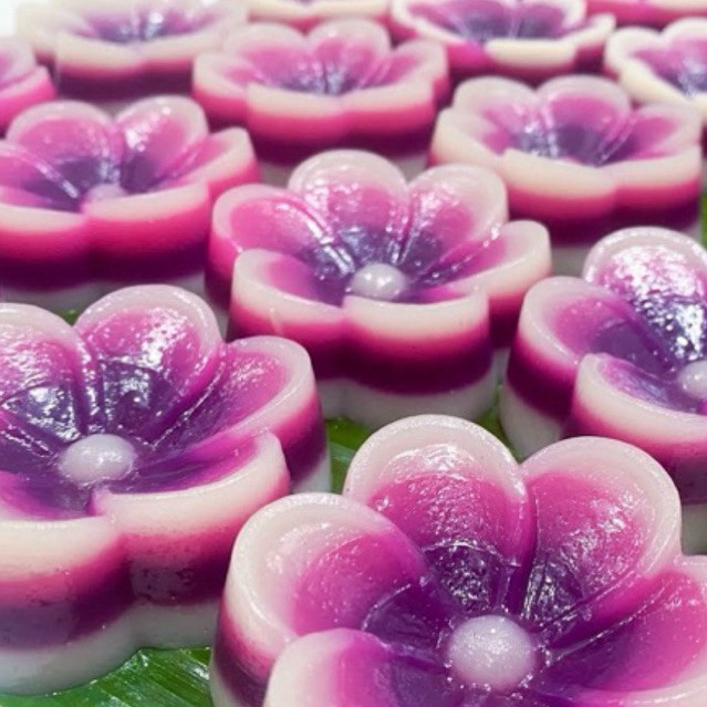 KA26 10pcs JASMINE SAKURA Pudding Steamed Layer Cake Mold | Shopee ...
