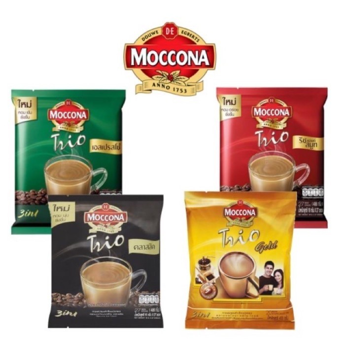 Moccona Trio Instant 3in1 Coffee Thailand Sachet | Shopee Philippines