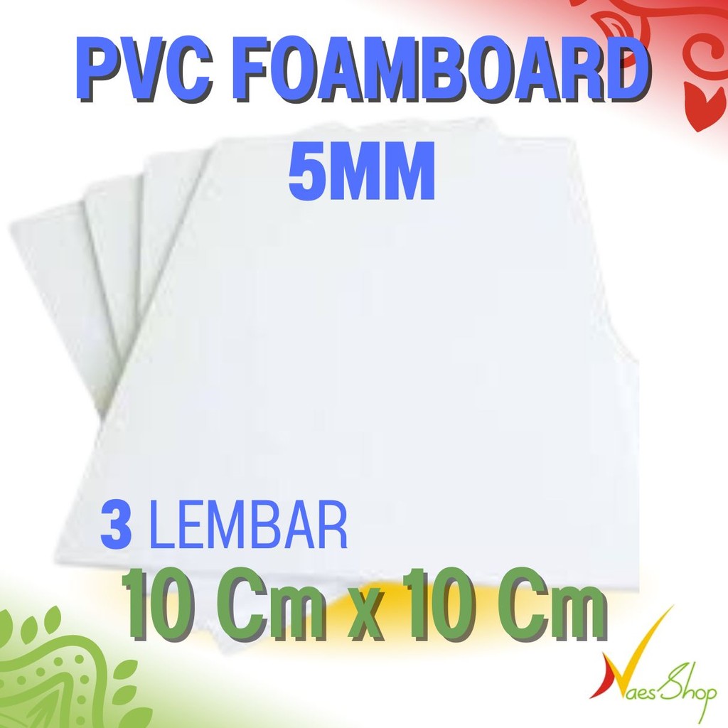 Pvc Foam board 5mm sheet 10cmx10cm 3bj | Shopee Philippines