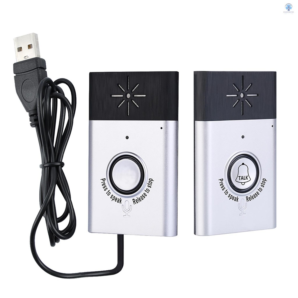 1*outdoor Unit Voice Intercom Button 1* Indoor Doorbell 2-way Monitor ...