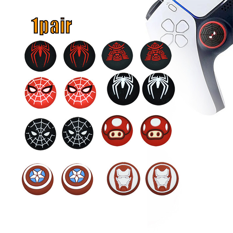 1pair Ps4 Ps5 Controller Button Cap Cover Joystick Cap Cover Thumb ...