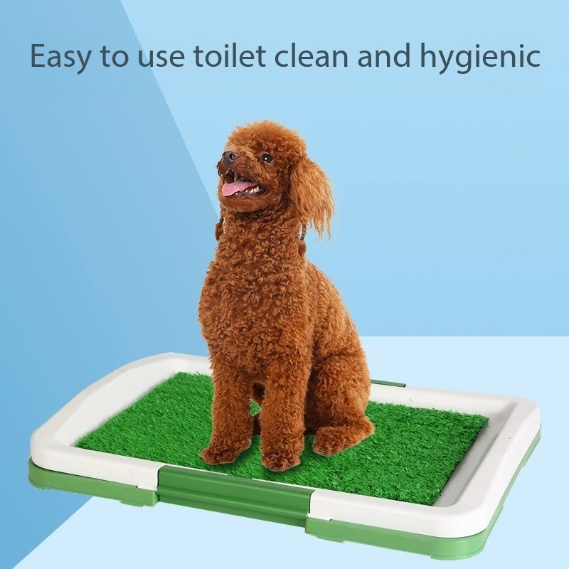 Pet Flat Dog Toilet Mesh Tape Lawn Free Disassembly Dog Bedpan Pet ...