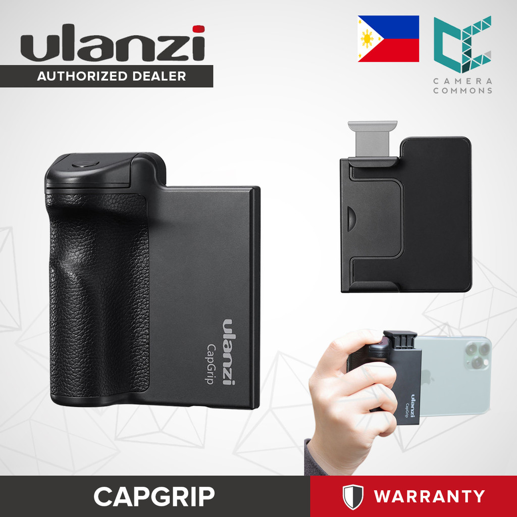 Ulanzi CAPGRIP Universal Bluetooth Phone Camera Shutter and Grip Holder ...