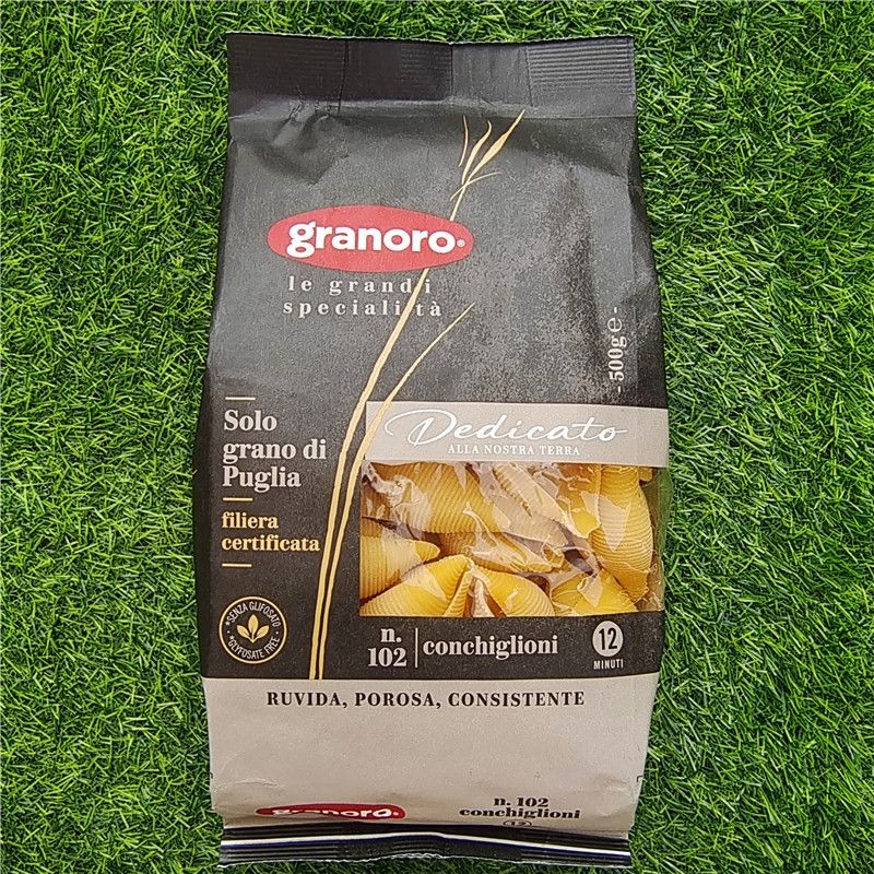 Golden Wheat Large Shell Type PASTA Spoon Shape PASTA Macaroni GRANORO ...