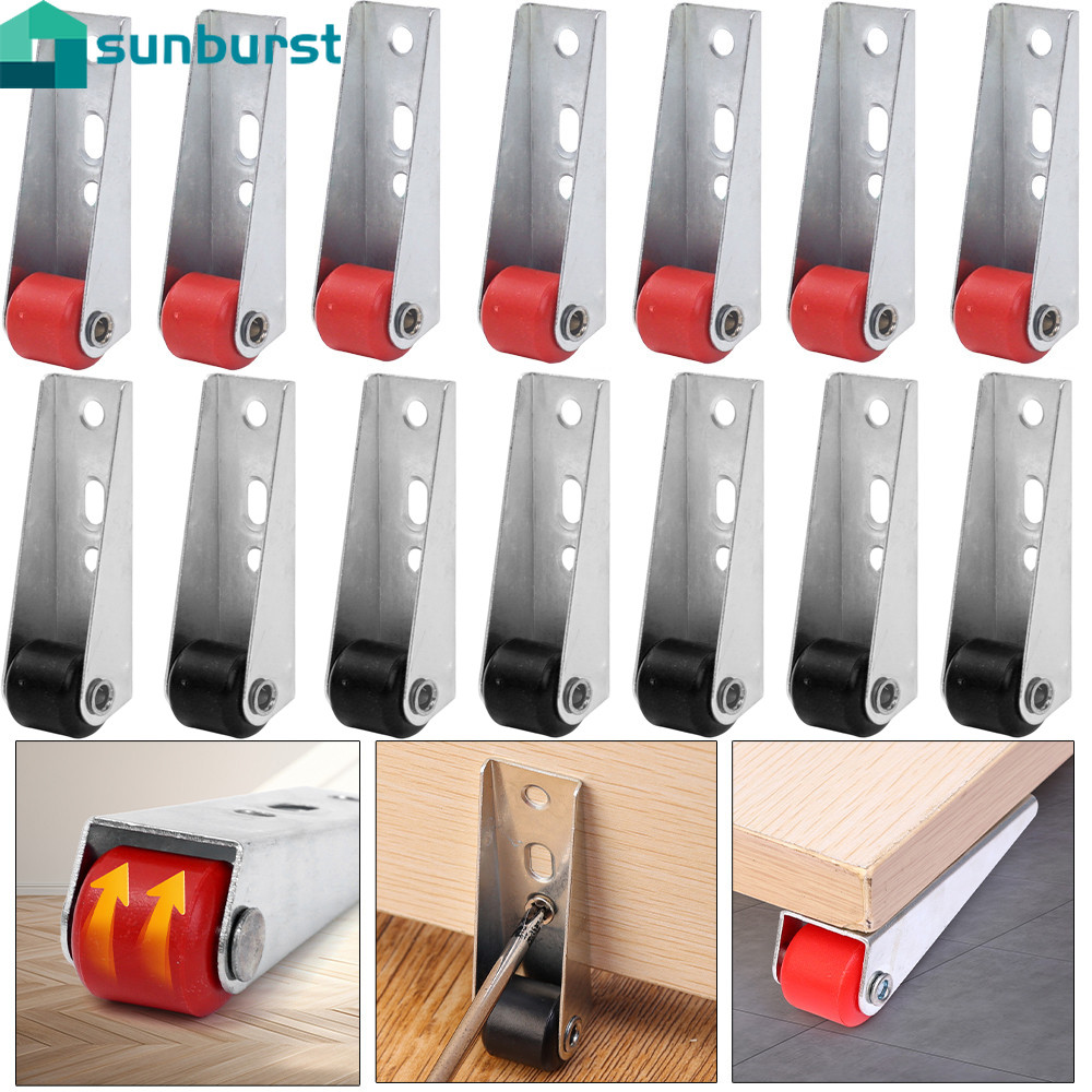 8Pcs Stainless Steel Furniture Directional Roller - Cupboard Bottom ...