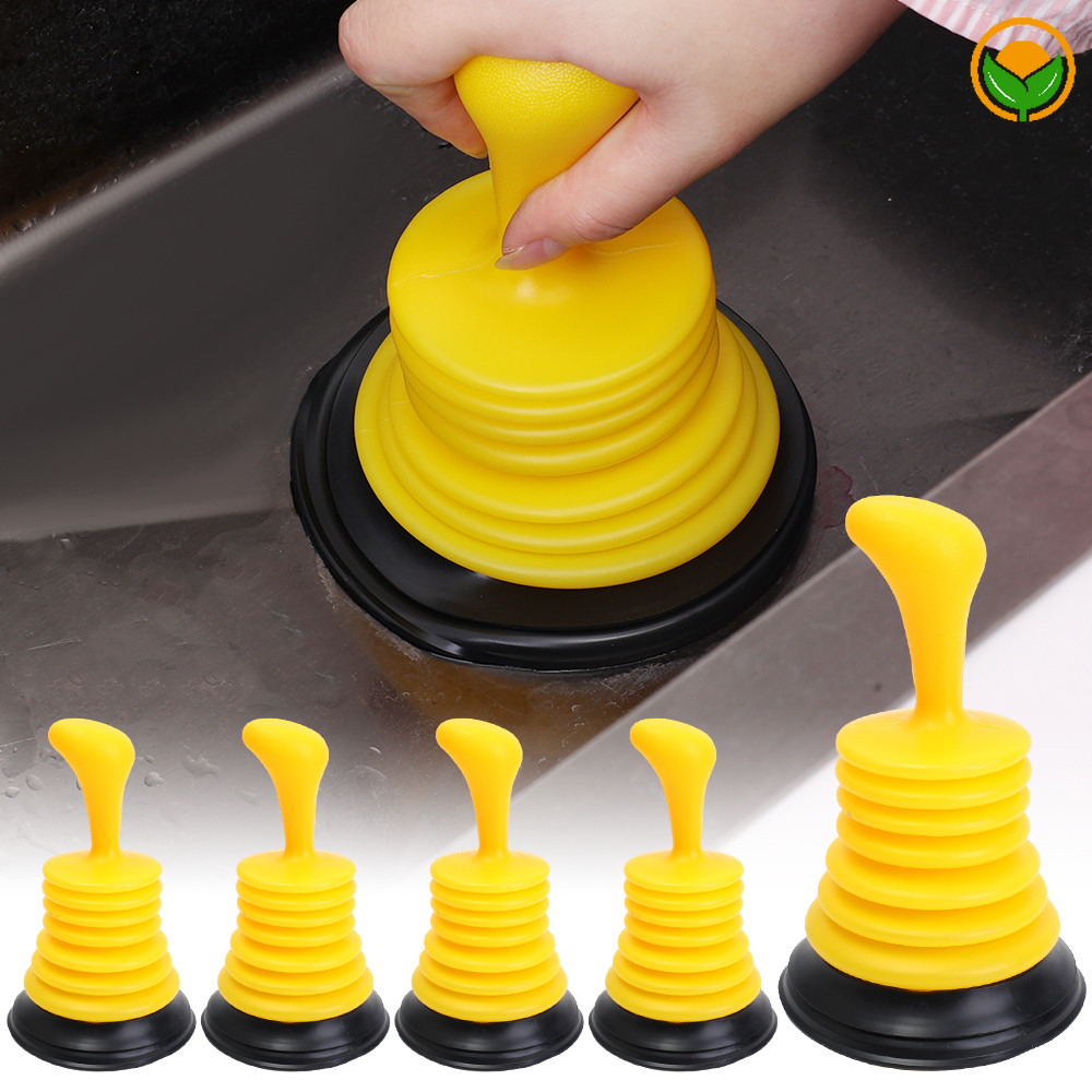 Multi-functional Suction Cup Toilet Plunger - Sink Drain Pipe Sucker ...