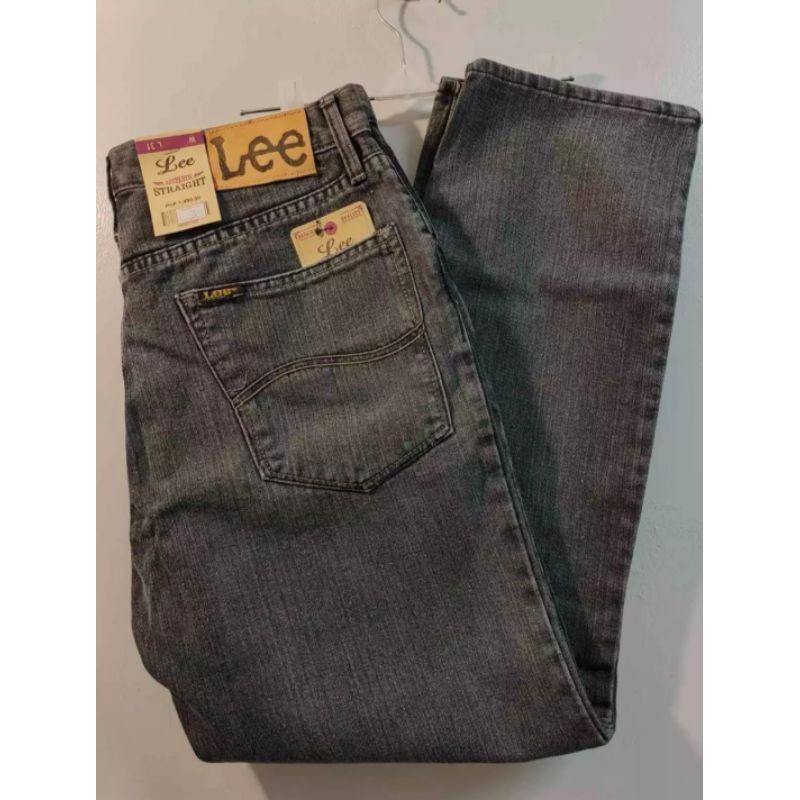 LEE PANTS STRAIT CUT DENIM JEANS FOR MEN | Shopee Philippines