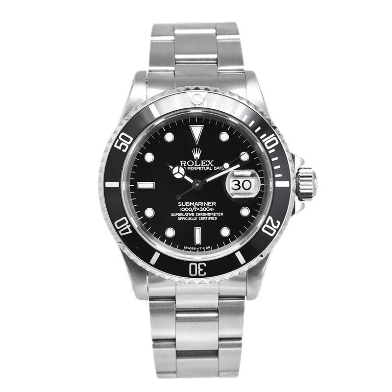 Rolex Black Water Ghost Date Display Automatic Mechanical Watch Men's ...