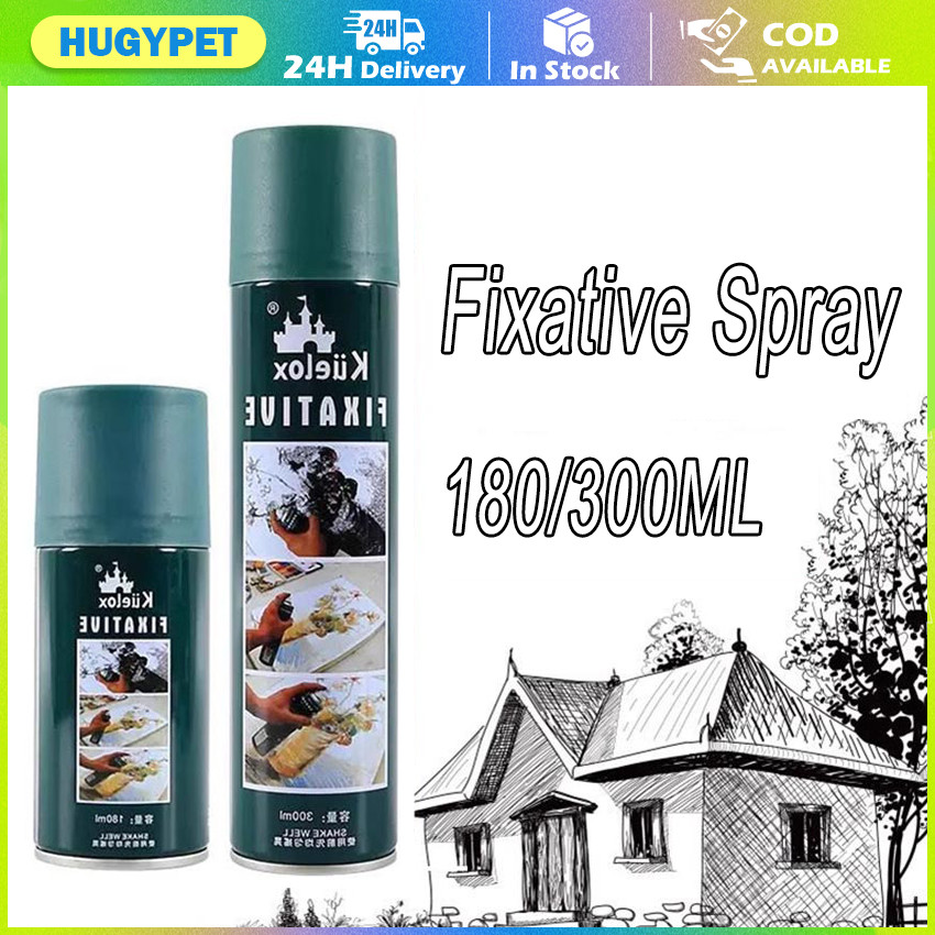 300ml Fixative Spray Arts Sketching Supplies For Sketch Carbon Paint ...