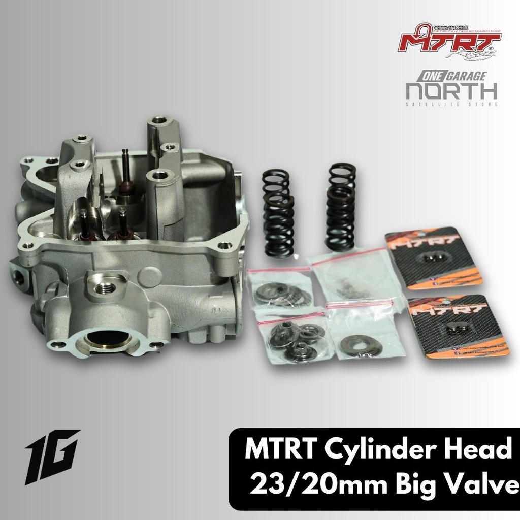 MTRT Cylinder Head 23/20mm Big Valve for Aerox/Nmax 2020 | Shopee ...