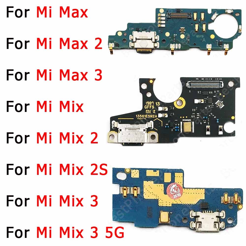 Original Charge Board For Xiaomi Mi Max 2 3 Mix 2 2s 3 Mix3 5g Charging Port Spare Replacement ...