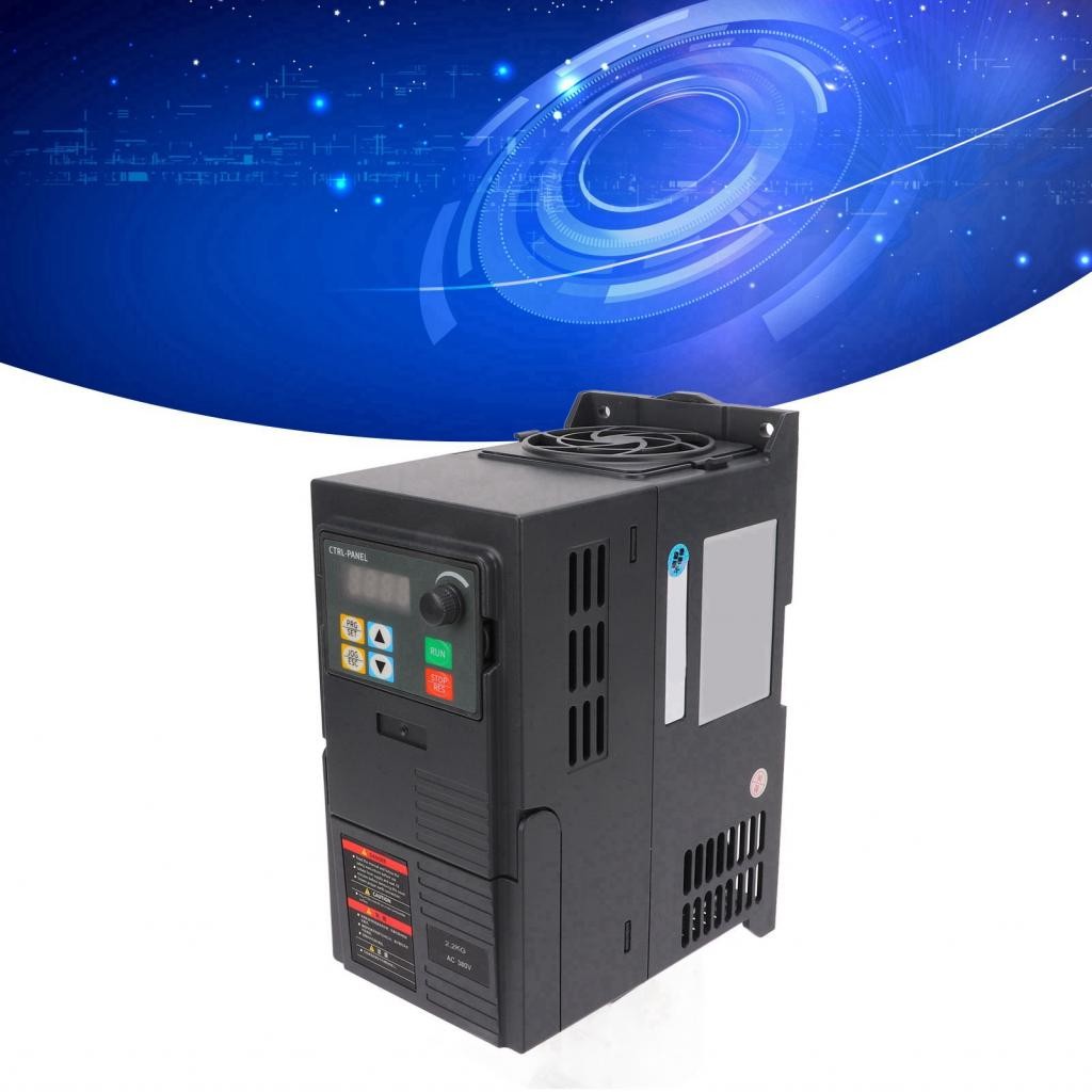 Ujewndju Variable Frequency Drive VFD Vector Controller 3 Phase 380‑440V Input 0‑440V Output for ...