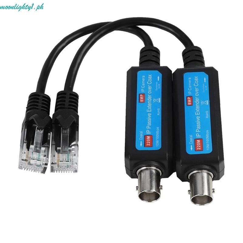 moonlighty1 Ethernet Over Coax Adapter Passive IP Networking Coaxial ...