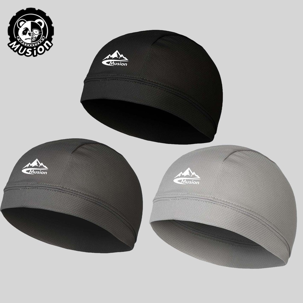Musion Head Cover Original Design Motorcycle Mesh Helmet Cap Dry Fit ...