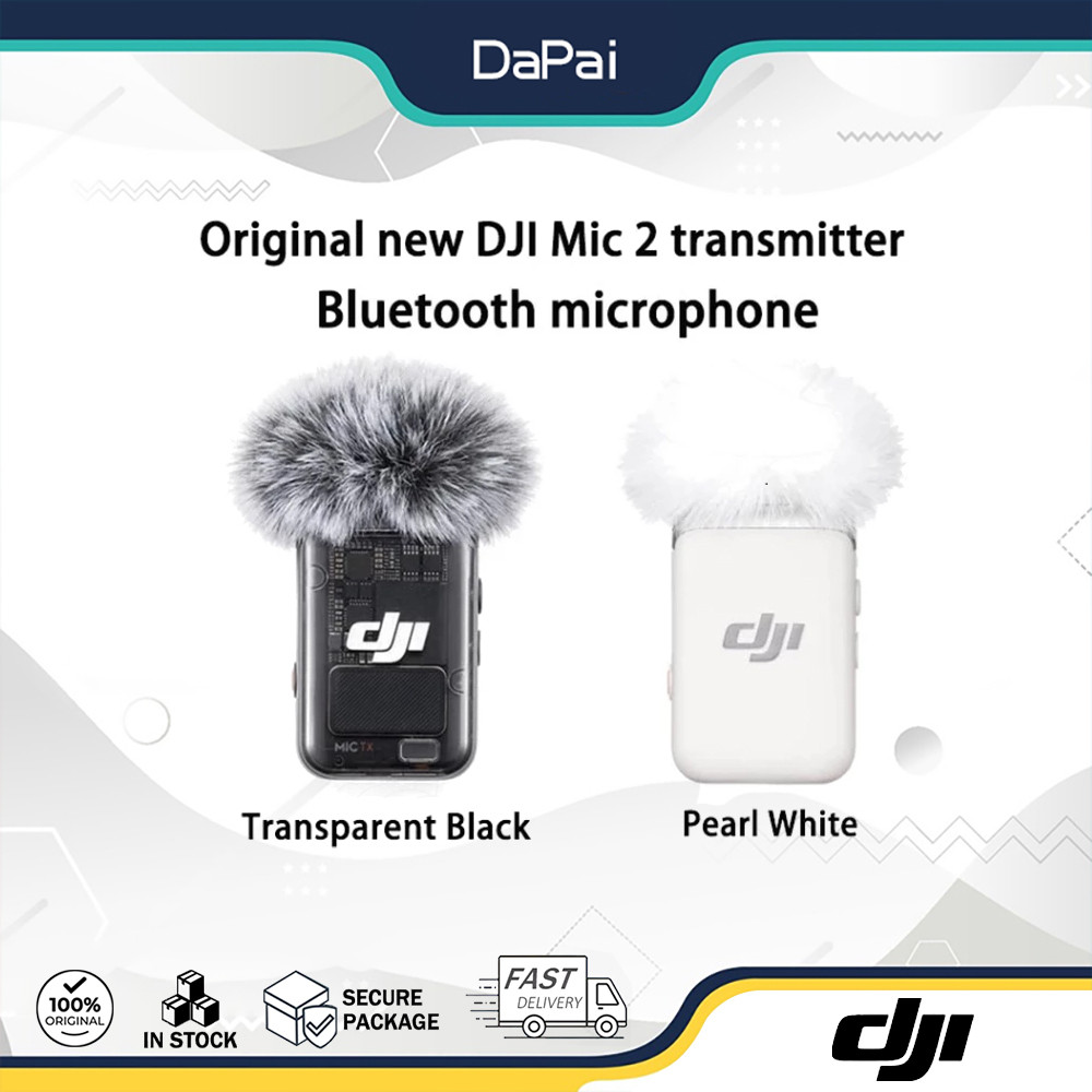 DJI Mic 2 Wireless Microphone with Intelligent Noise Cancelling 32-bit ...