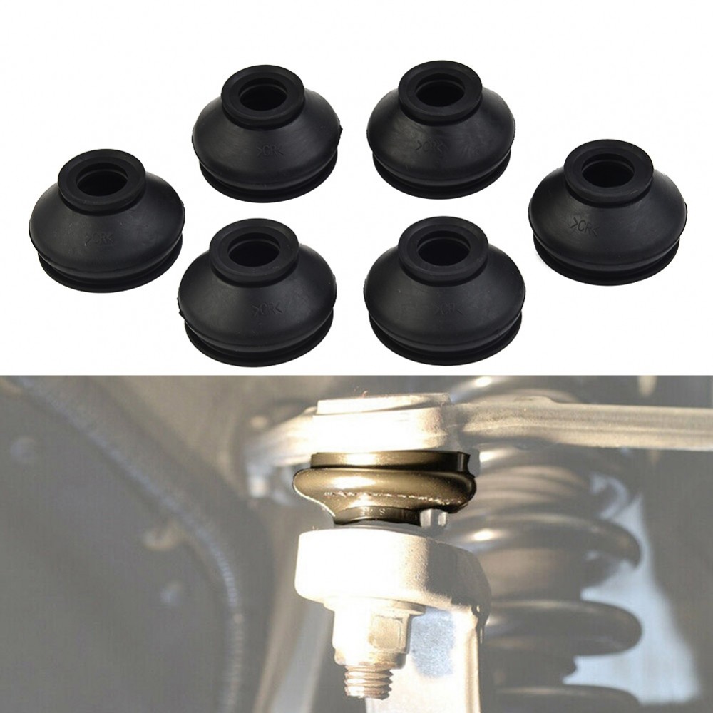 Covers Accessories Parts Ball Joint Boot 6 X Ball Joint Black Portable ...
