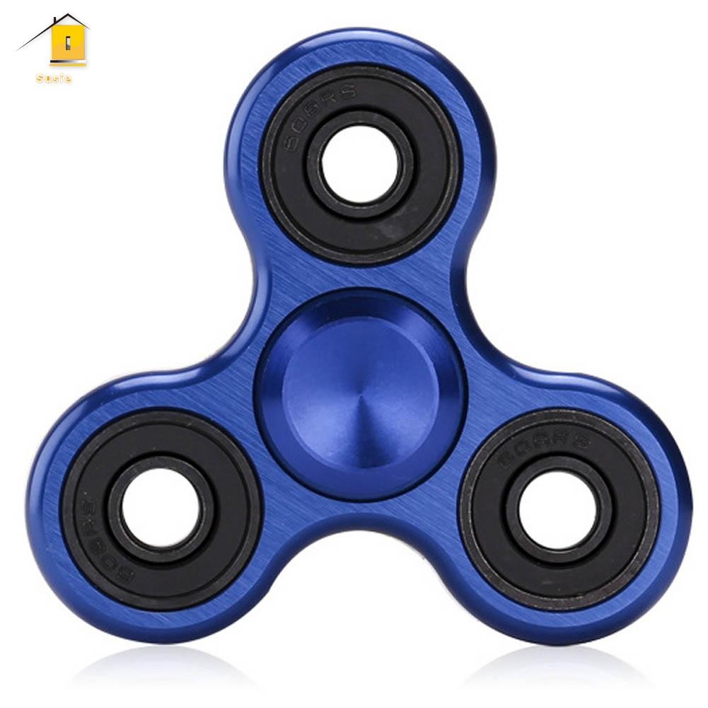 Finger Spinner 3 Hole Metal Gyro Hand Fidget Spinner For Autism/ADHD ...
