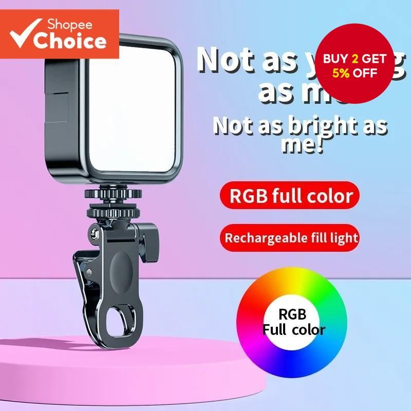Portable Mini LED Video Camera Night 6000k Lamp for Camera Tripod ...