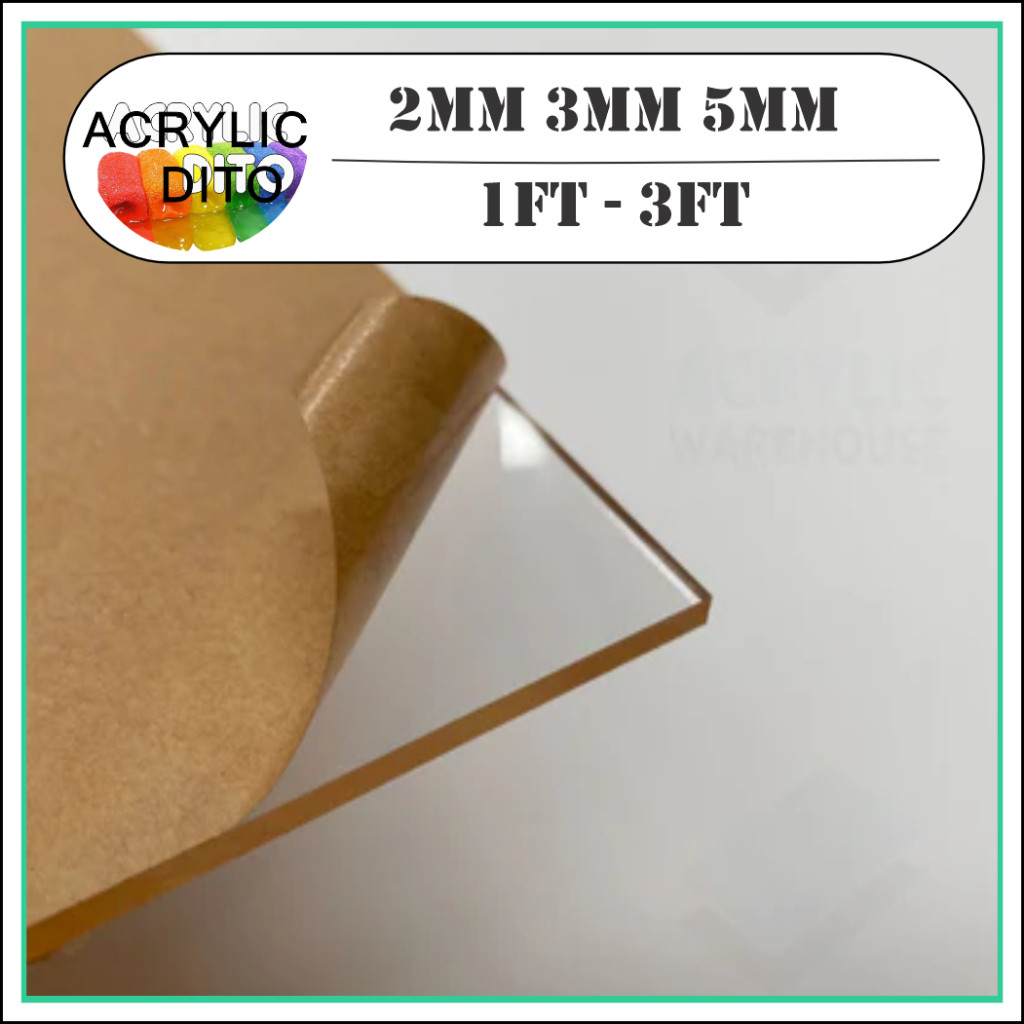 Big Size Clear Transparent Acrylic 2mm 3mm 5mm/Pre Cut Size Plastic ...