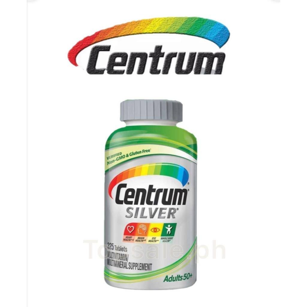 Centrum Silver Multivitamin Tablet Bottle of 325 Tablets | Shopee ...