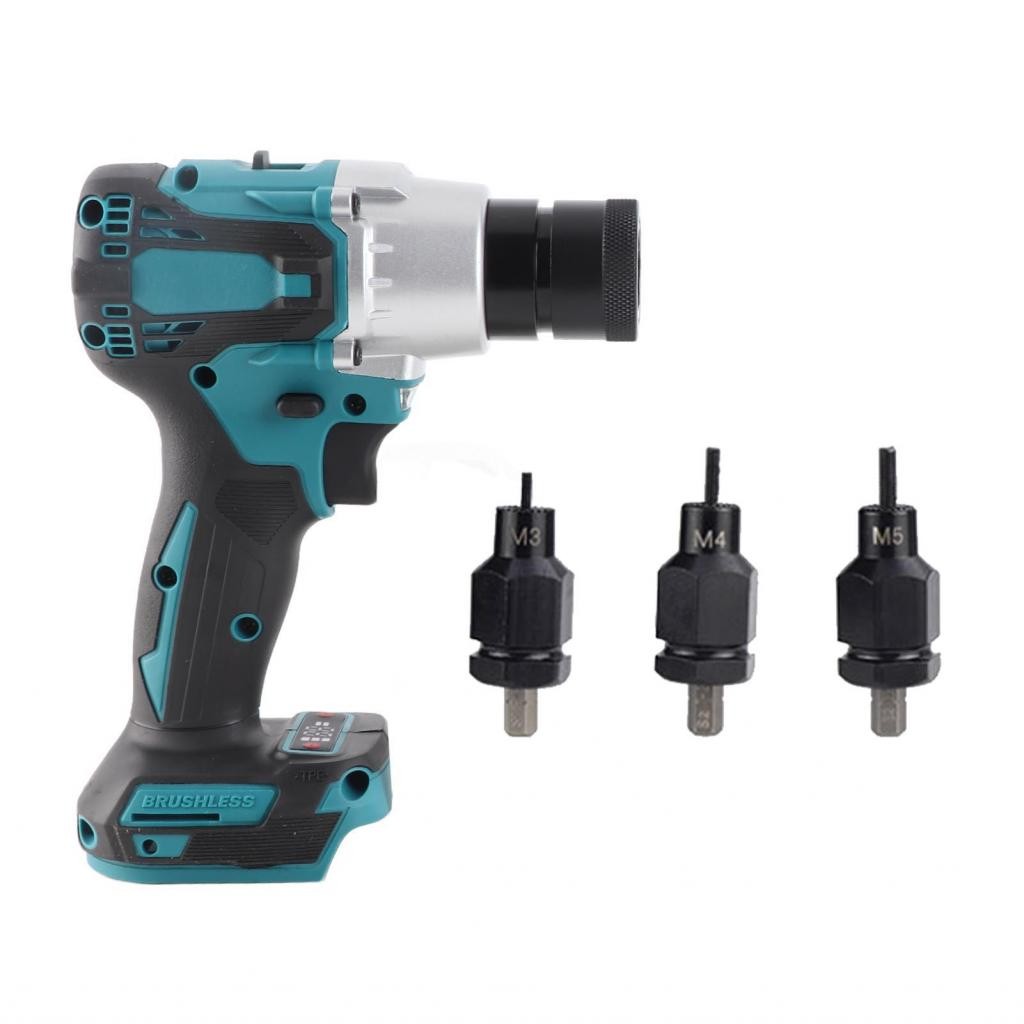 buybybuy Cordless Rivet Nut Gun Set Electric Portable Riveter Automatic ...