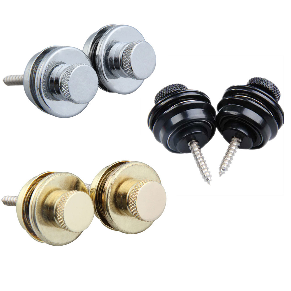 【Hot】2Pcs Strap Locks Flat Head for Electric Guitar Bass | Shopee ...