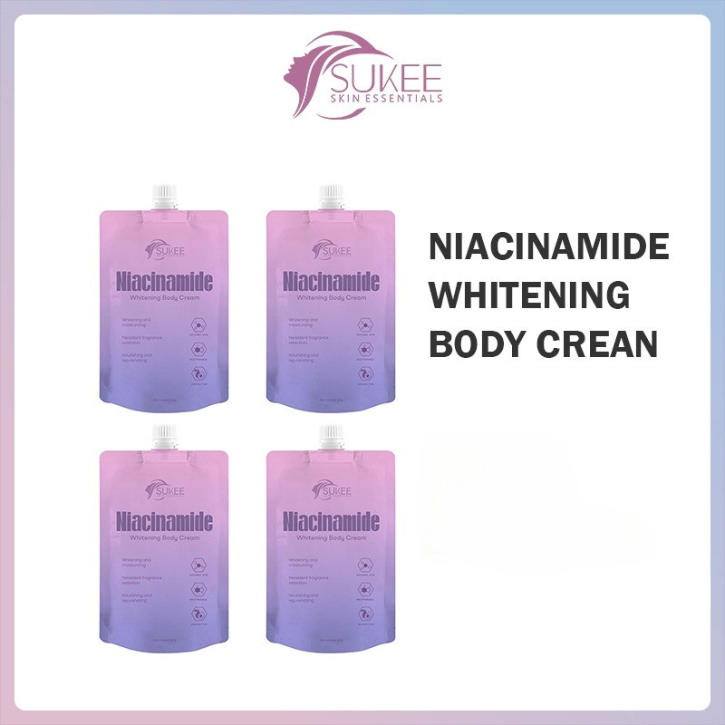 SUKEE Value 4 PCS Niacinamide Body Lotion Niacinamide Lotion Whitening ...
