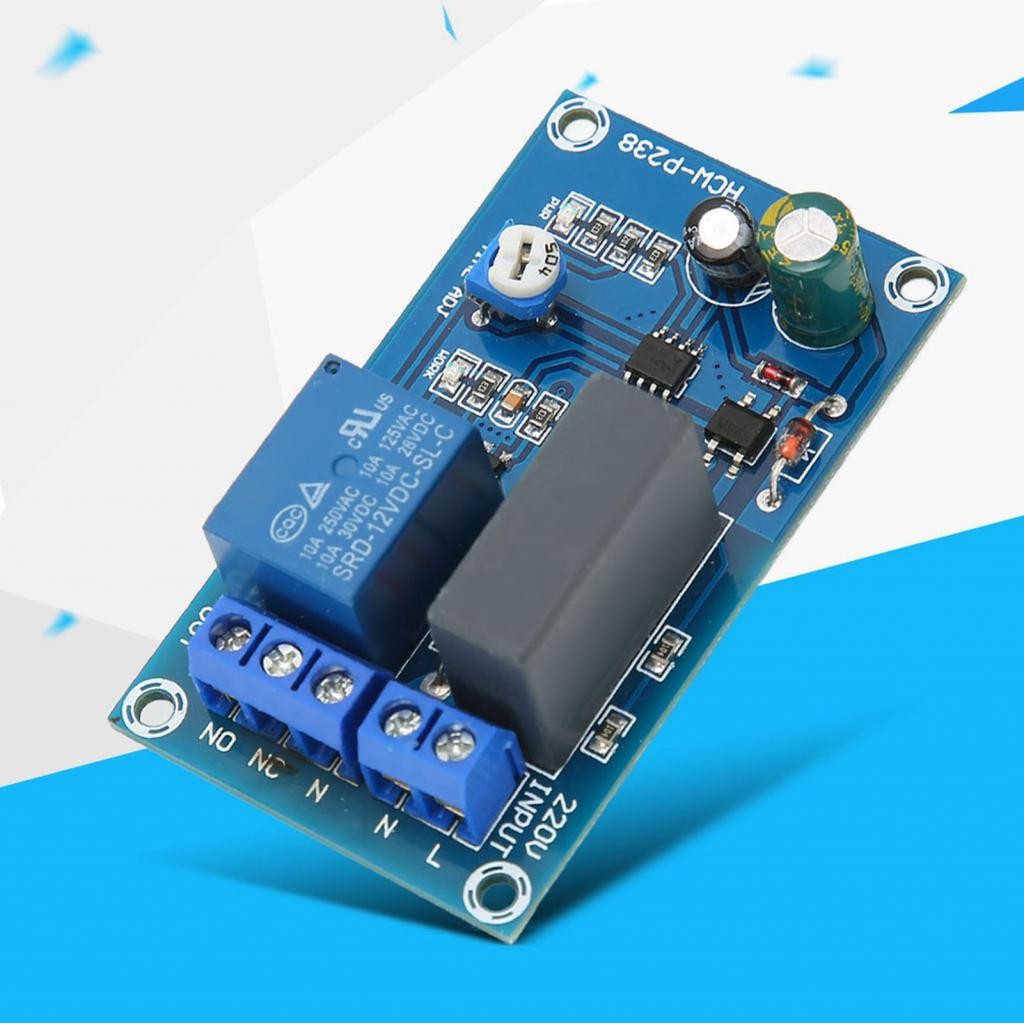 Time Delay Board 220V AC Input Adjustable Timer Relay Module for ...