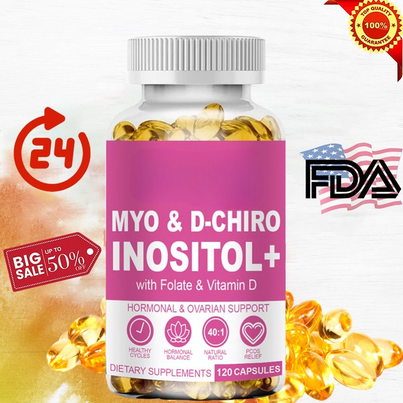 Myo & D-Chiro Inositol Supports PCOS Blend for Female Hormone Balance ...