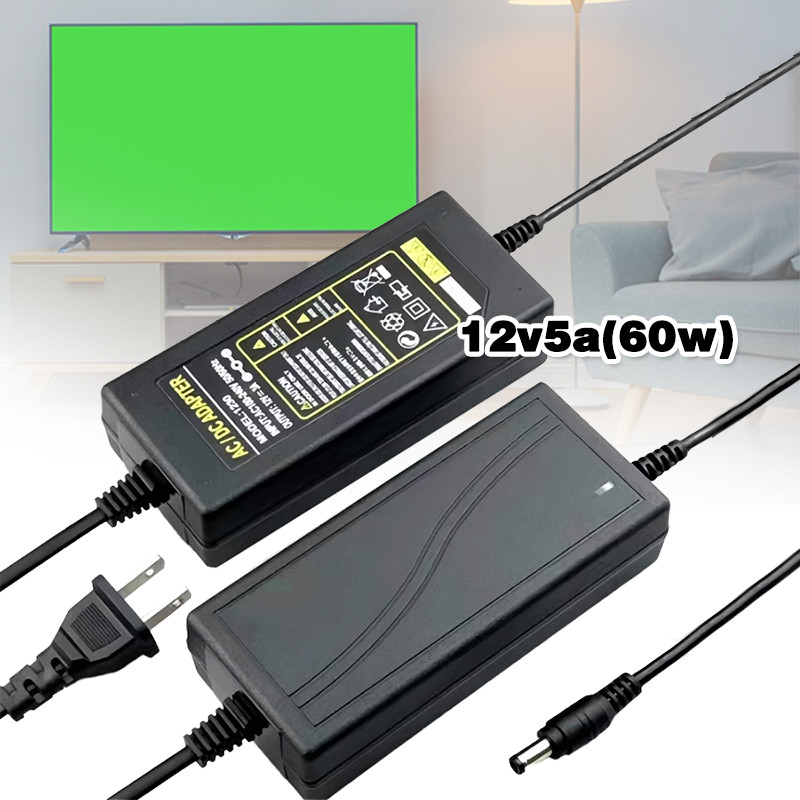 Dc 12v Adapt 5a Cctv Power Adaptor Lcd Tv Power Adapter | Shopee ...