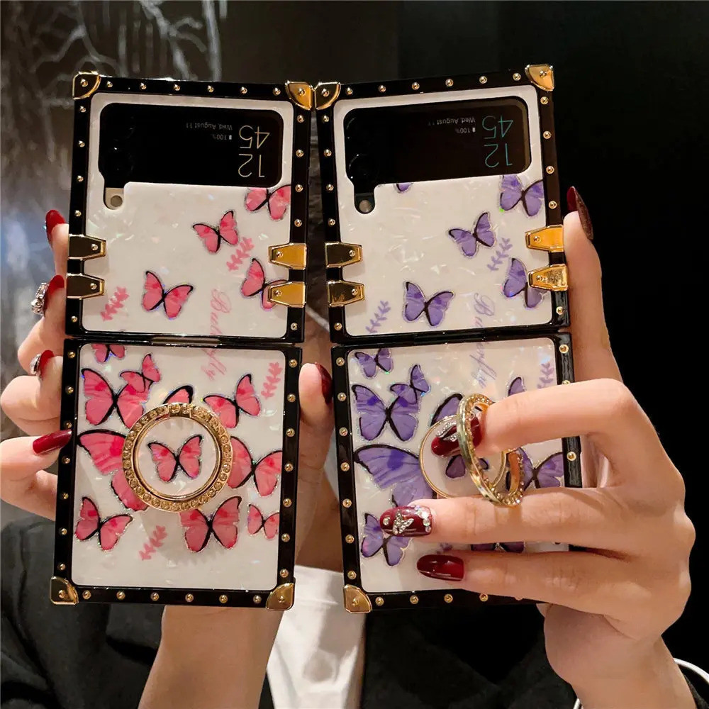 Luxury Glitter Casing Case For Samsung Galaxy Z Flip 4 Flip 3 Shell ...