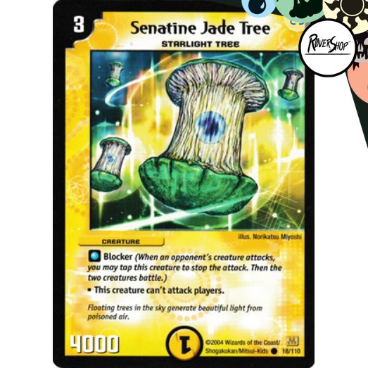 Duel Masters Deck Building Cards : Senatine Jade Tree COMMON NM ENG ...