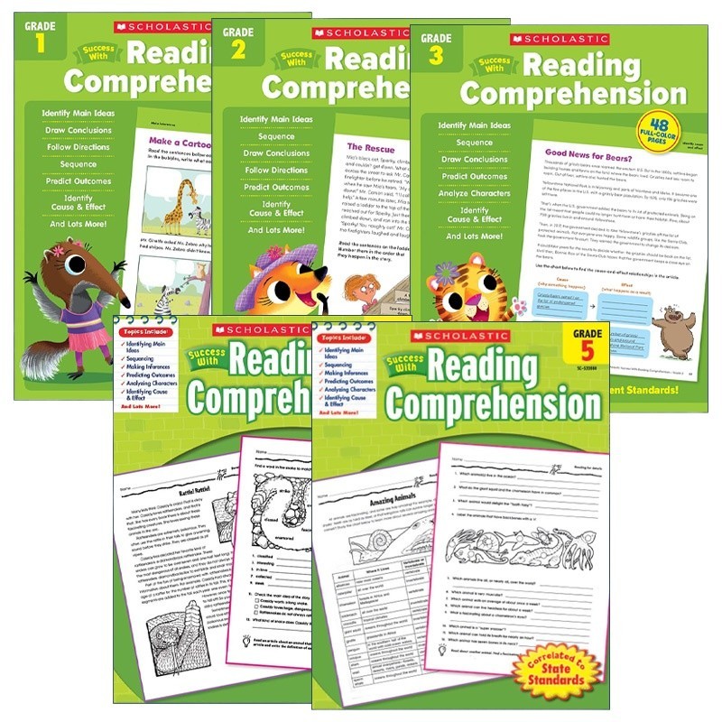 The original English Scholastic Success with Reading Comprehension ...
