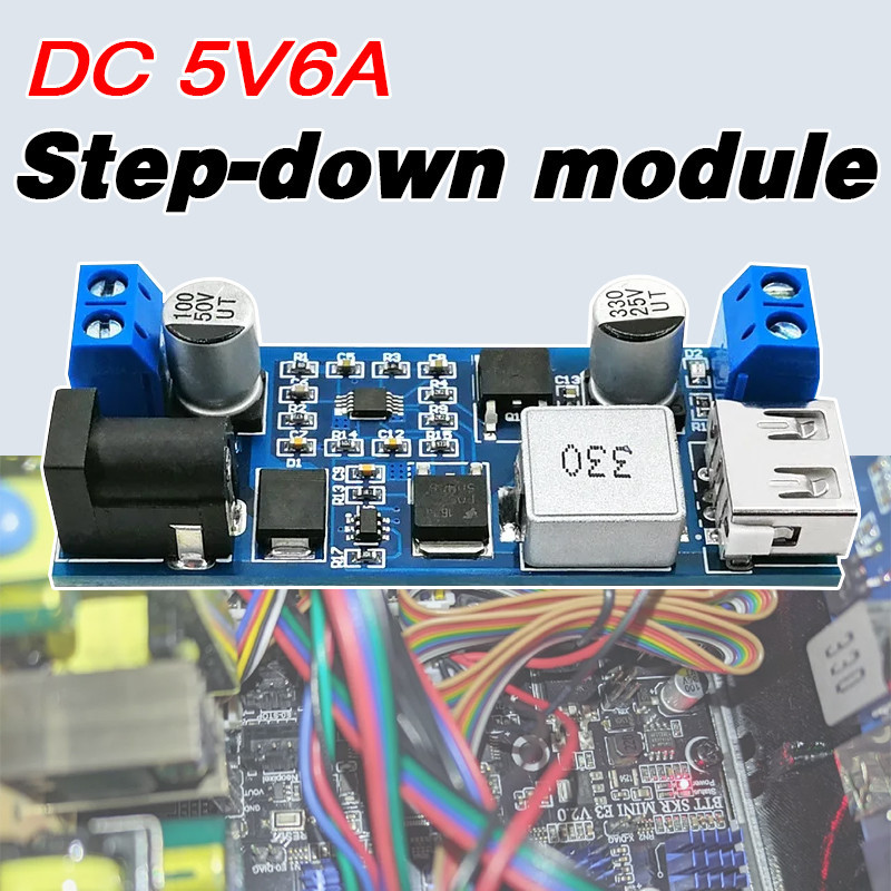 DC-DC 24V/12V To 5V5A Step Down Power Supply Buck Converter Adjustable ...
