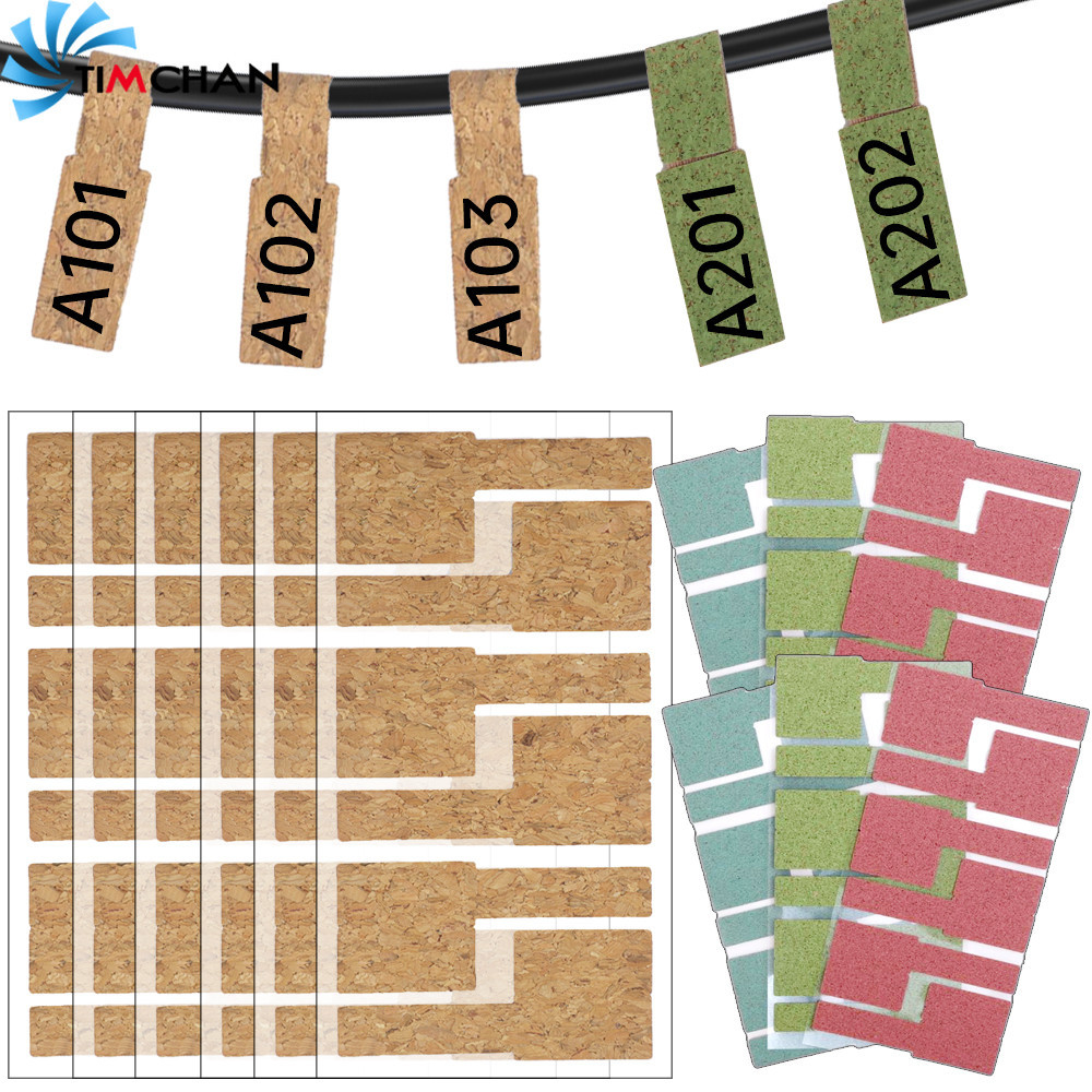 2/3/4/6 Sheets Cable Tie Marking Tag - Home Office Cable Management ...