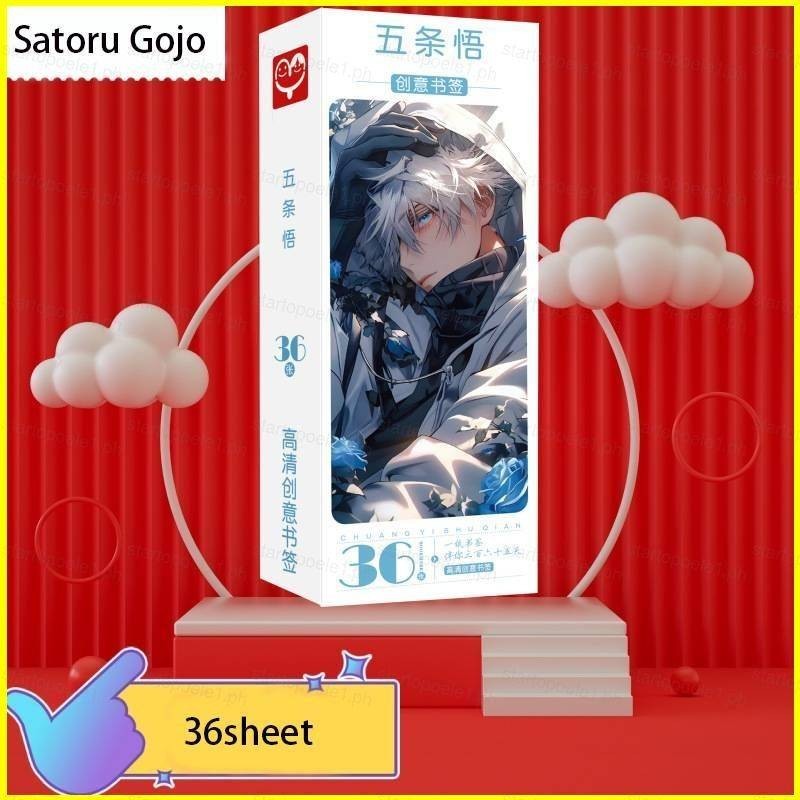 BX 36PCS/Set Jujutsu Kaisen Satoru Gojo bookmarks Anime Manga ...
