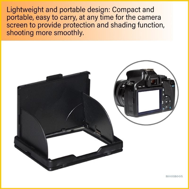 MOOMMY Professional LCD Sun Cover for 3 0In Camera Durability LCD Sun ...