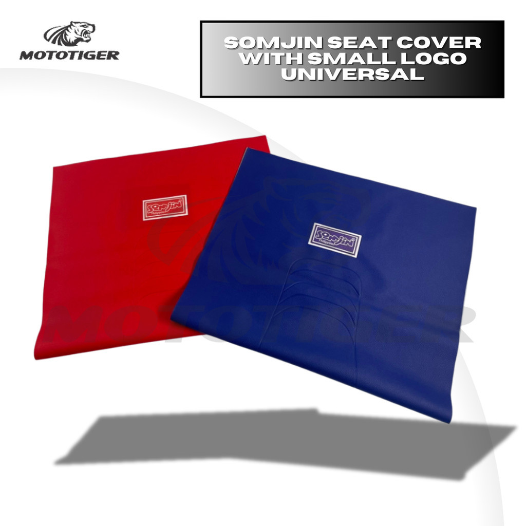 UNIVERSAL SOMJIN SEAT COVER WITH SMALL LOGO (RED AND BLUE) [MOTOTIGER ...