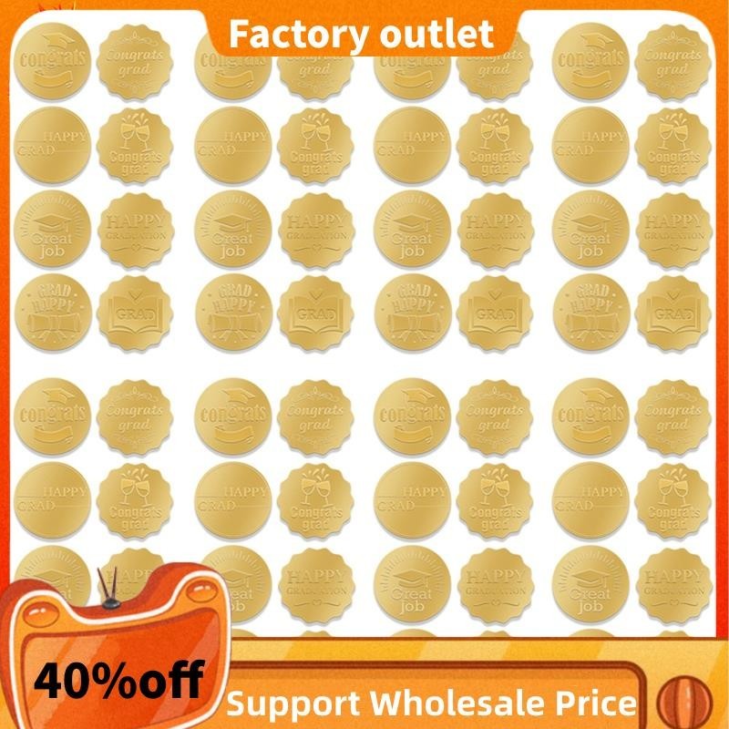 In Stock 320PCS Graduation Stickers Set Kit Gold Coin Stickers Set Gold ...