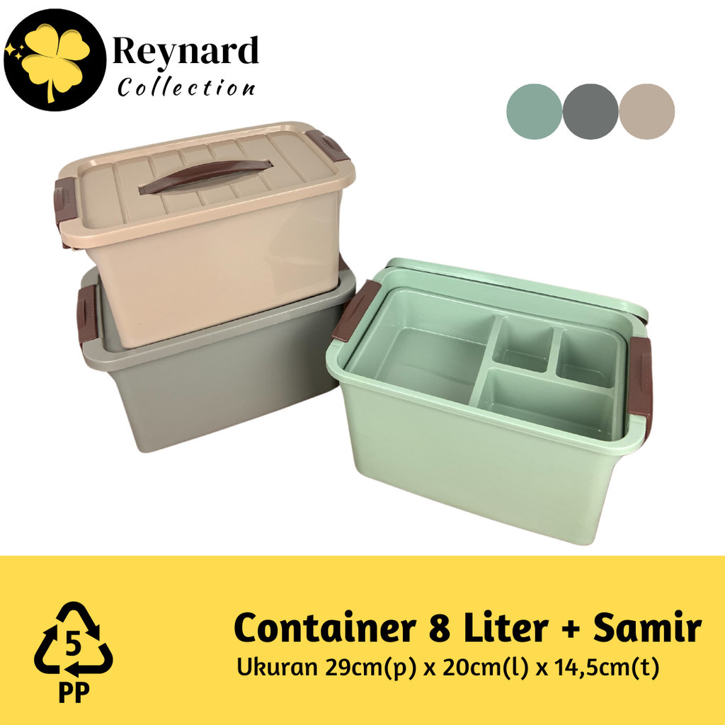 Container 8 Liter Samir Box Celebration Multipurpose Container 8L High ...