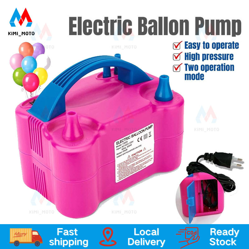 Balloon Pump Double Hole Air Pump Balloon Machine Quick Inflation ...