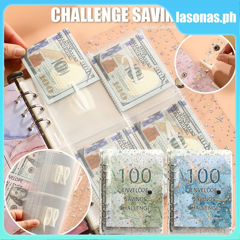 Looseleaf Couples 100 Day Challenge Cash Savings Challenge Cash Saving ...