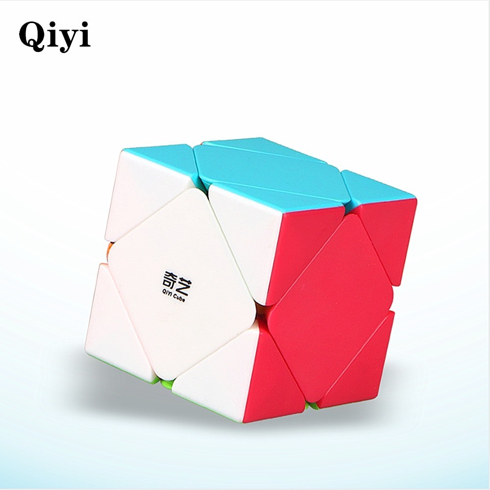 QiYi QiCheng 3x3 Skewb Speed Cube Positioning Skew Puzzle Magic Cube ...